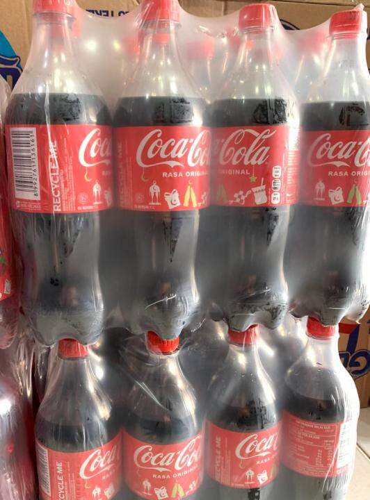 Coca cola 1liter dus isi 12 botol / minuman soda / soft drink | Lazada ...