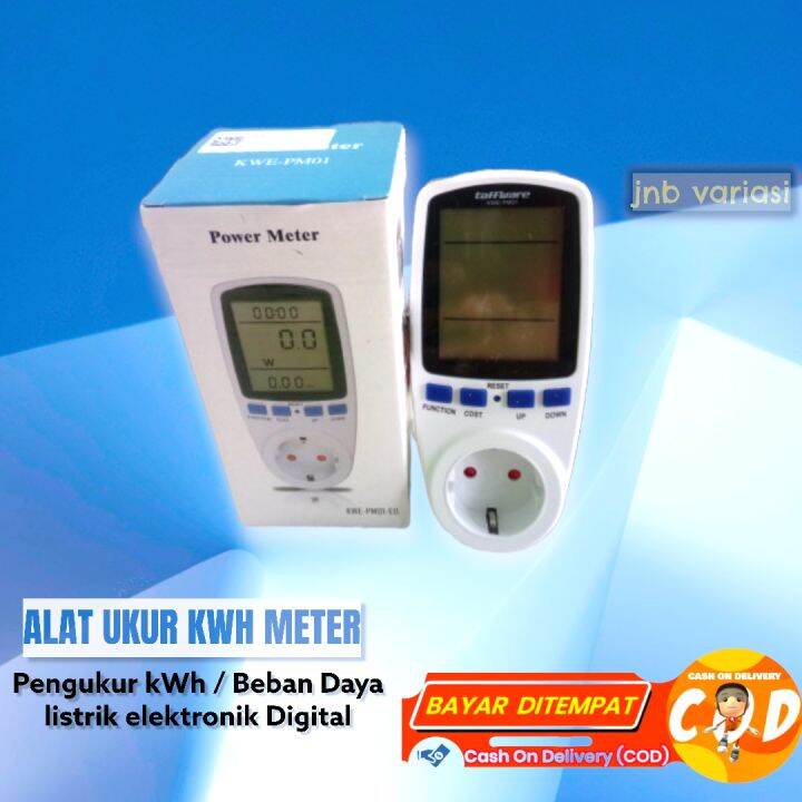 Alat ukur beban daya listrik kWh meter digital praktis | Lazada Indonesia