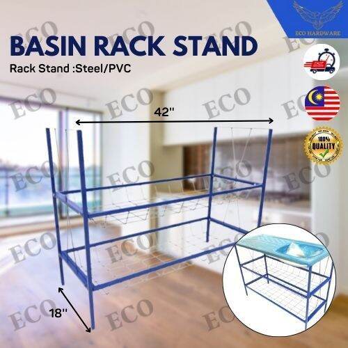 【Eco Hardware & Necessary】(Buatan Malaysia)Sinki Dapur PVC Basin Rack ...