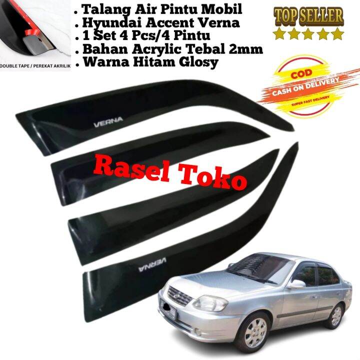 Talang Air Hyundai Accent Verna Tahun 2002-2006 Slim | Lazada Indonesia