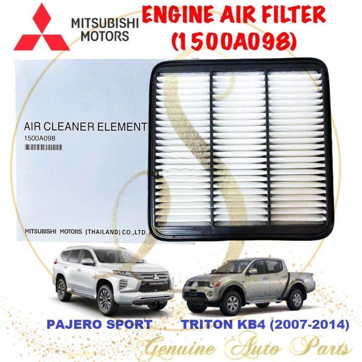 ( 100% ORIGINAL ) ENGINE AIR FILTER MITSUBISHI TRITON KB4T PAJERO SPORT ...