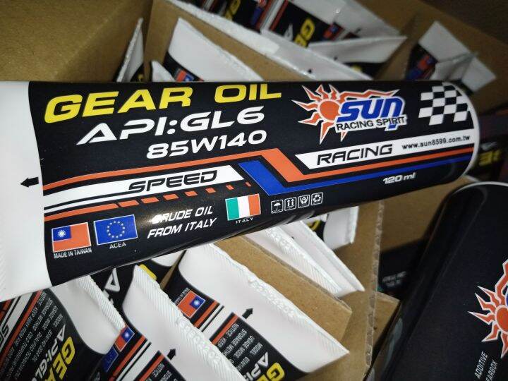Sun Racing Gear Oil 120ml 85W-140 | Lazada PH