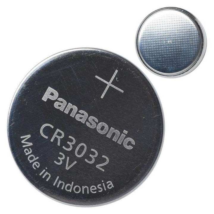 (แพคเกจน้ำเงิน) ถ่าน Panasonic CR3032 Lithium 3V จำนวน 1ก้อน ของใหม่ ...