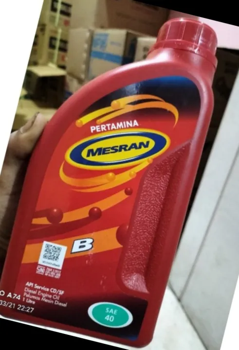 MESRAN B 1 LITER SAE 40 | Lazada Indonesia