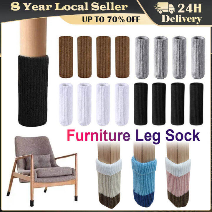 ️【Same Day Delivery】 Furniture Socks Chair Elastic Knitted Socks Non ...
