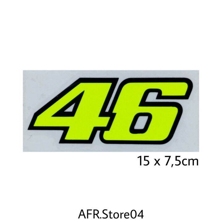 Sticker Stiker 46 Valentino Rossi 15cm | Lazada Indonesia