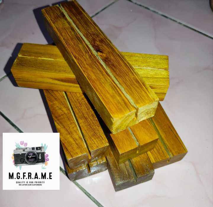 Stand Akrilik Wood Stand (utk akrilik 2mm) Panjang 15cm | Lazada Indonesia