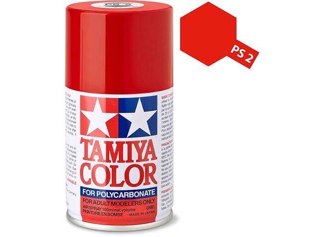 Tamiya Spray Paint for Polycarbonate PS-2 Red | Lazada PH