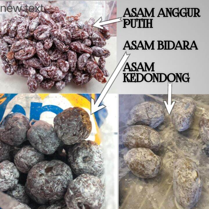 Asam bidara asam anggur putih asam kedondong 500g | Lazada