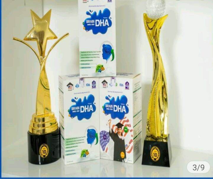 DHA BRAIN KID SUPPLEMENT ORIGINAL 12 SACHET 1 BOX SUPPORT BRAIN ...