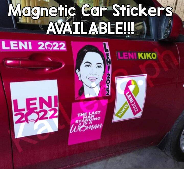 Angat buhay Leni Robredo 2022 Magnetic Car Sticker | Lazada PH