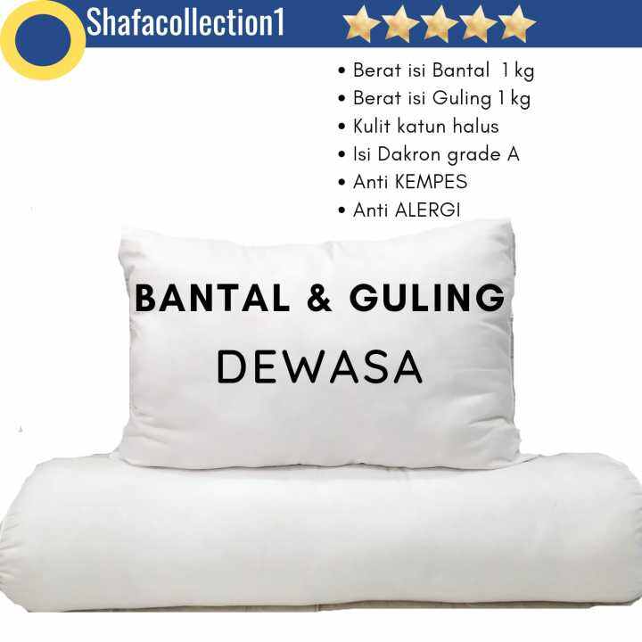 Bantal dan Guling Kepala 1 Kg | Lazada Indonesia