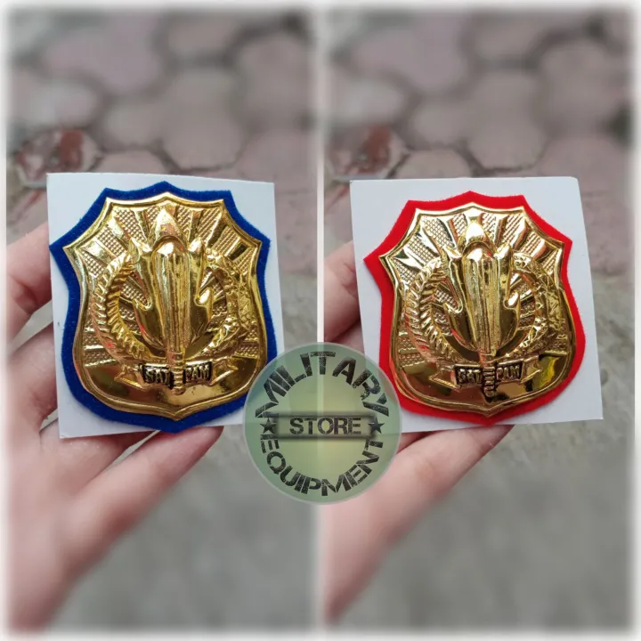 Tanda pin kewenangan satpam warna kuning ukuran besar | Lazada Indonesia