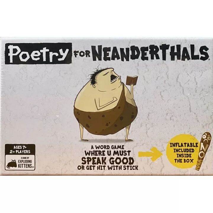 POETRY FOR NEANDERTHALS CARD GAME | Lazada PH
