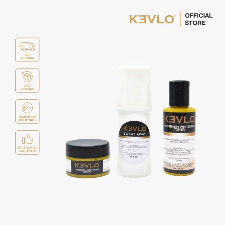 Kevlo Underarm Whitening Set | Lazada PH