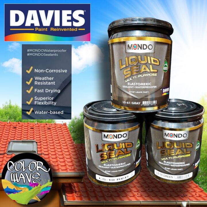 DAVIES LIQUID SEAL ALL WEATHER SEALANT (1 liter) | Lazada PH