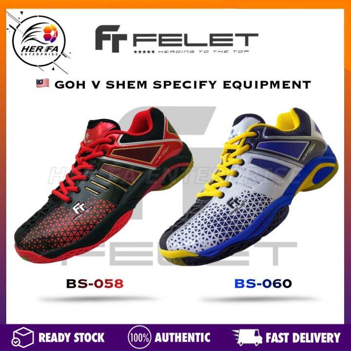 FELET BS-058 PRO | BS-060 PRO Unisex Professional Badminton Shoes | Lazada