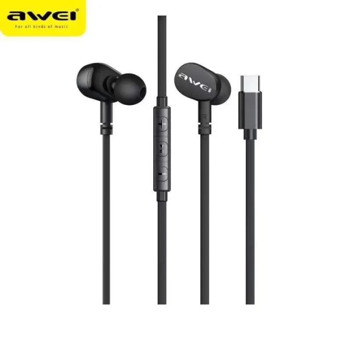 awie TC-7 Wired Headphone Noice Isolation Lightweight and durable ...