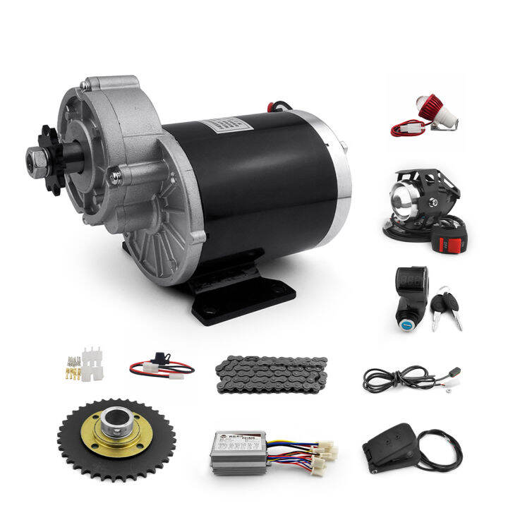 MY1020Z 24V 36V 48V 450W Electric Tricycle Rickshaw Brushed Gear Motor ...