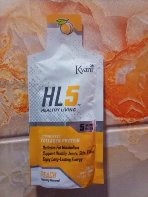 Kyani HL5 ( Hydrolyzed Protein Collagen) Peach flavour ...30ml sachet ...