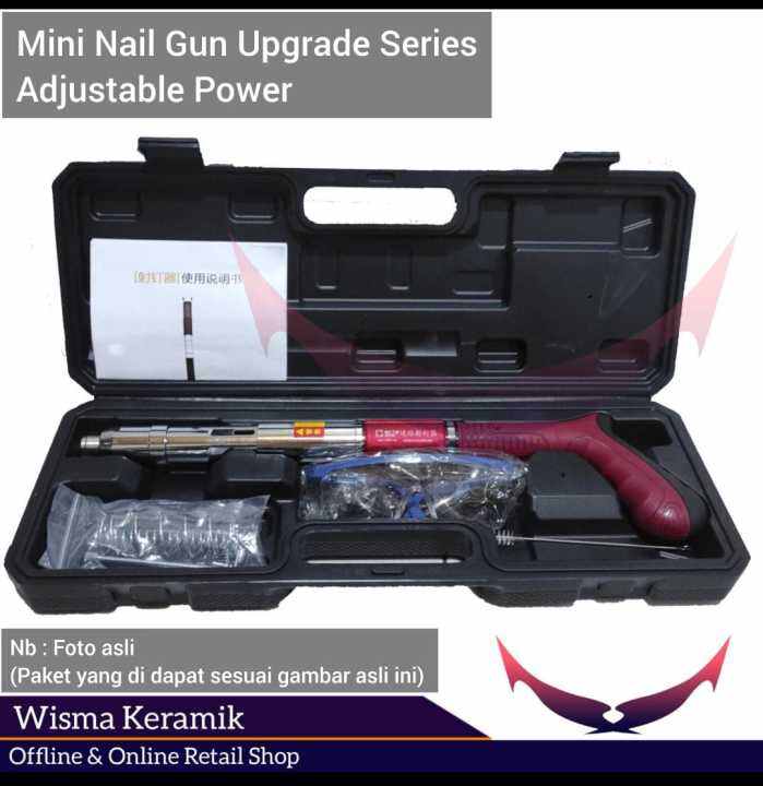 beton nail gun paku tembak pistol paku baja manual rivet tufting beton ...