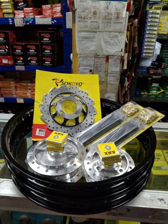 Rim set for xrm(rim/rayos/hub/disc/bearing) | Lazada PH