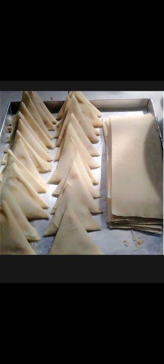 kulit samosa / sambosa sedang ukuran 7 x 28 cm lembut halal isi 50 ...