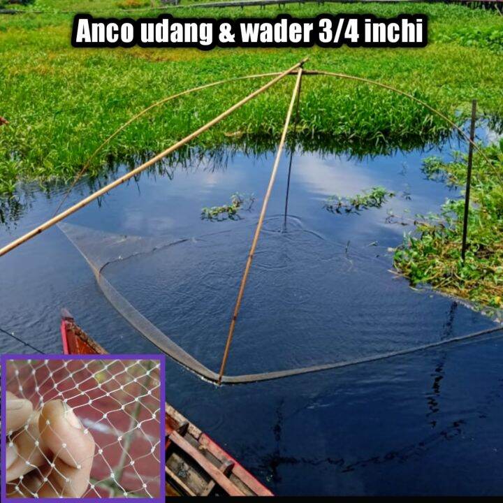 Jaring anco alat tangkap ikan tradisional khusus udan & ikan kecil ...
