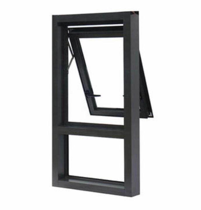 W-60cm X 120 cm-H aluminum awning window with (Top / Bottom ) fix ...