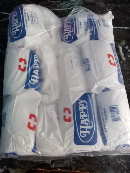Happy cotton 10 grams ( 1 pack/12 pcs) | Lazada PH