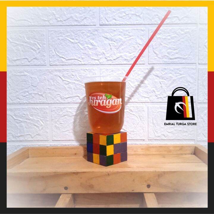 Stiker Label Cup Es Teh Juragan | Lazada Indonesia
