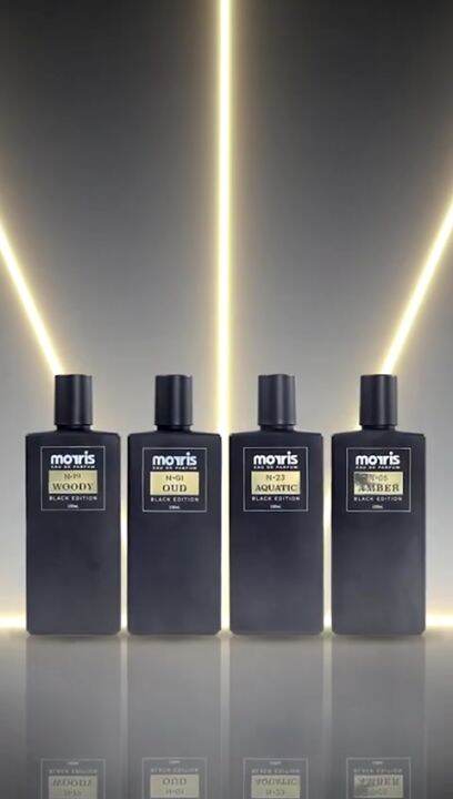 Morris Eau De Parfum Black Edition Series 100ML || Morris Parfum Pria ...
