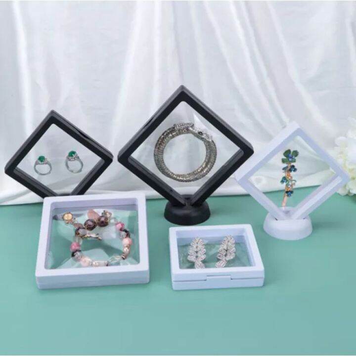 3D Floating Display Case with Base Suspension Storage PE Film ...