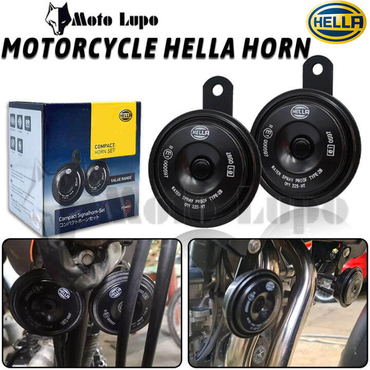 Moto Lupo Original HELLA HORN 12V Classic Horn Set Universal for ...