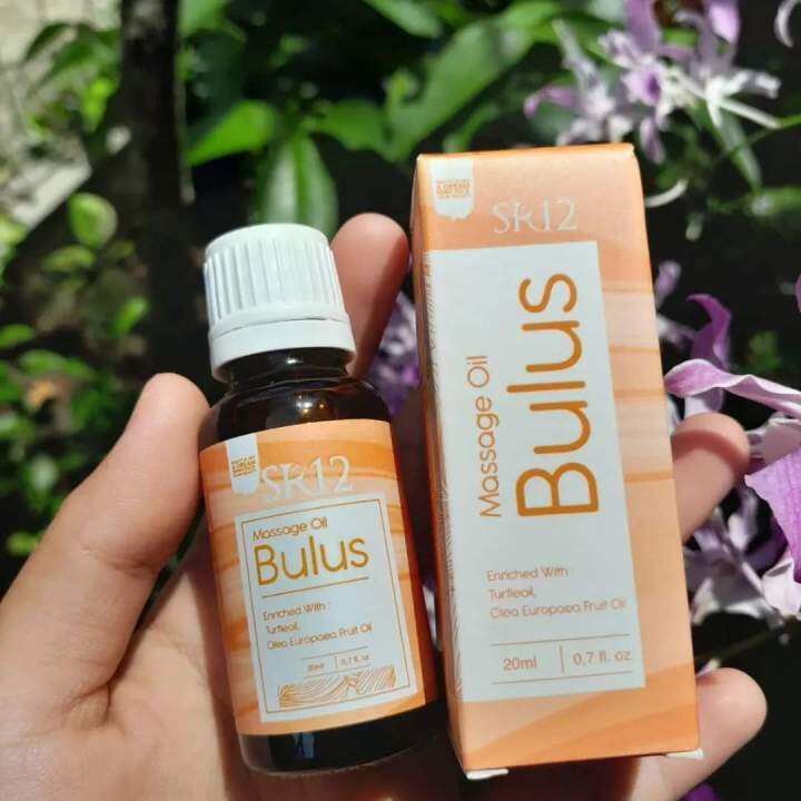 massage oil bulus atau minyak bulus SR12 isi 20ml aman untuk busui dan ...