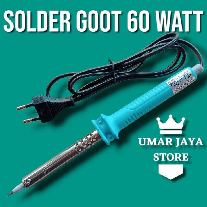 SOLDERING IRON 60W GOOT SOLDER TANGAN GOOT 60 W KUALITAS BAGUS | Lazada ...