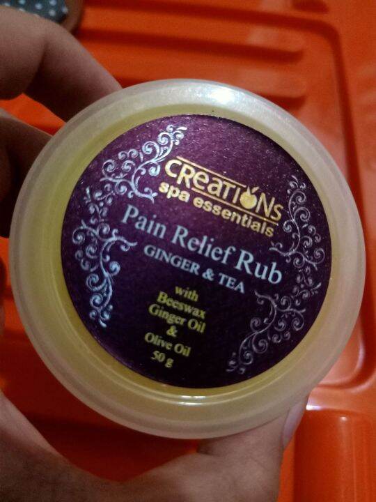Creations Spa Essential Pain Relief Rub 50grms | Lazada PH