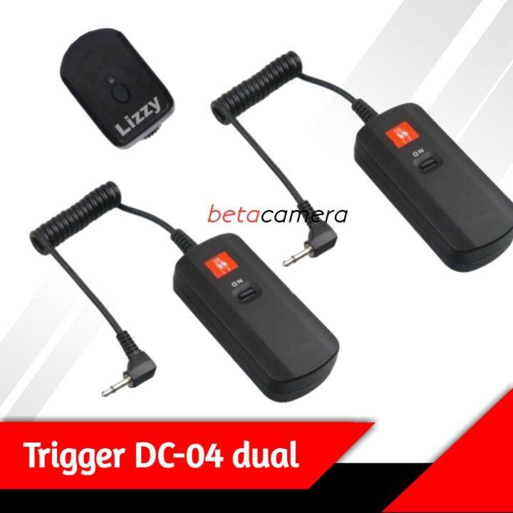 Trigger DC 04 Dual Receiver Triger Flash Lampu Studio | Lazada Indonesia