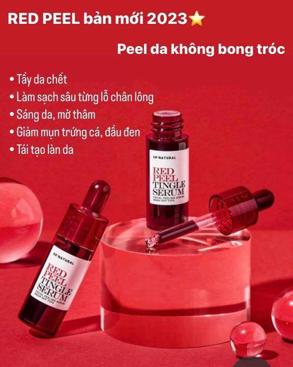 [Mẫu Mới] Peel Da Sinh Học Red Peel Tingle Serum 11ml ,Peed Da So ...