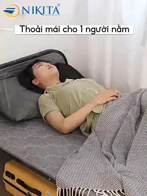 Giường gấp gọn tiết kiệm không gian ( KHÔNG ĐỆM ) Q115 NIKITA, thiết kế gấp gọn thông minh ...