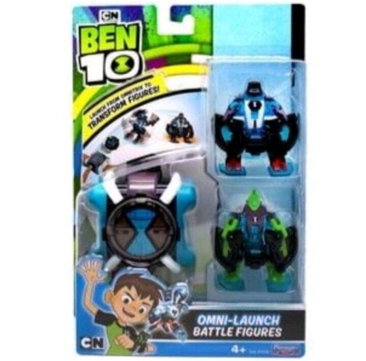 ORIGINAL Ben 10 Omnitrix Omni-Launch Watch Battle Figures: Four Arms ...
