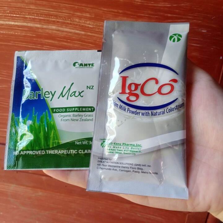 CHEL || IGCO SKIM MILK AND BARLEY MAX SET | Lazada PH
