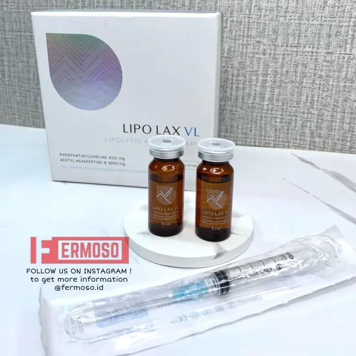 LIPOLAX V LINE | Suntik lemak wajah | ORIGINAL | Lazada Indonesia