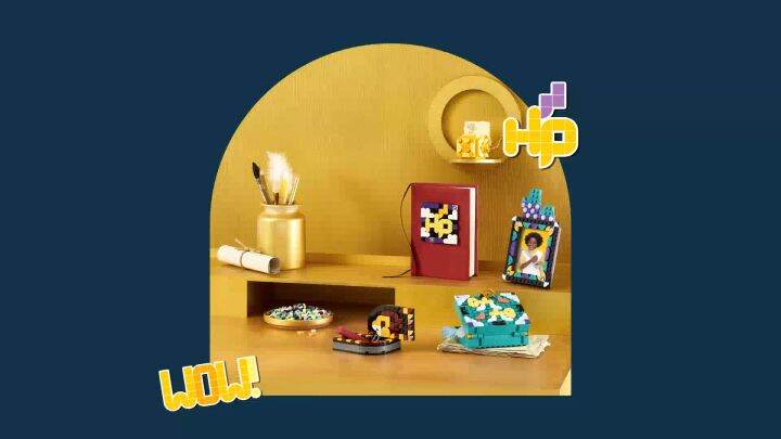 LEGO DOTS 41811 Hogwarts Desktop Kit Building Toy Set (856 Pieces) | Lazada