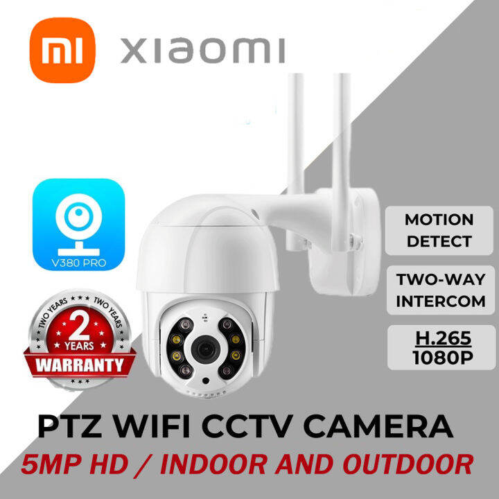 XIAOMI Full HD PTZ Waterproof Outdoor CCTV Camera Wifi Connect 360 To ...