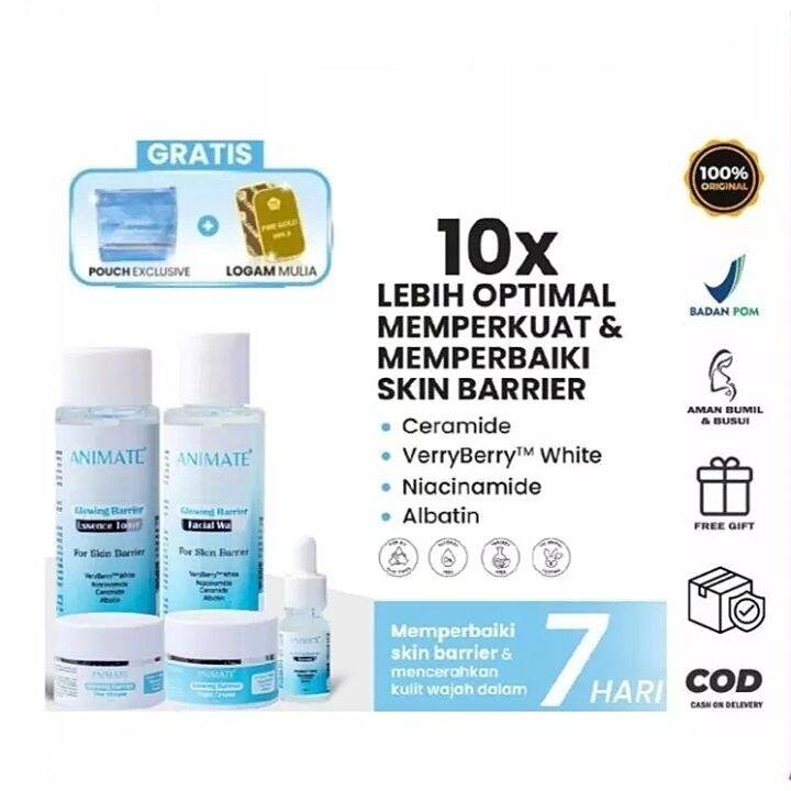 Gratis Emas - Animate Glowing Barrier Skin Repair Series 5in1 - Paket ...