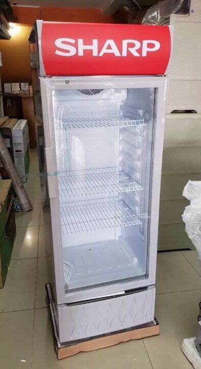 Brand new sharp 8.8cu upright glass display chiller | Lazada PH