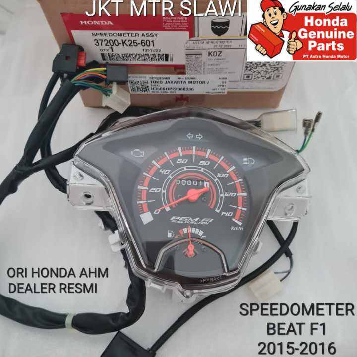 37200-K25-601 speedo meter assy beat f1 esp asli honda kode part ...