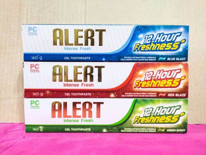 ALERT INTENSE FRESH GEL TOOTHPASTE 12-HOUR FRESHNESS 160G | Lazada PH