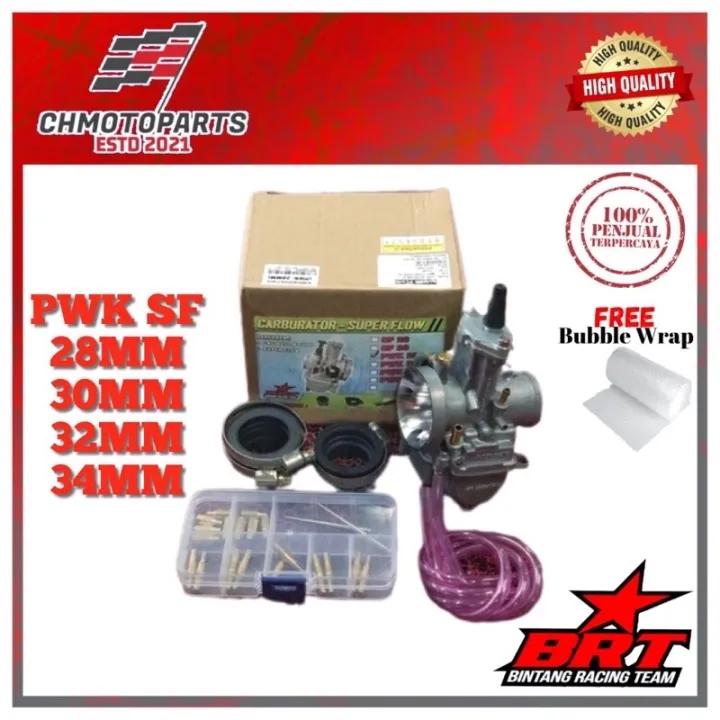 CARB PWK CARBURETOR BRT ORIGINAL GEN 2 PWK SF POWERJET SUPERFLOW 28mm ...